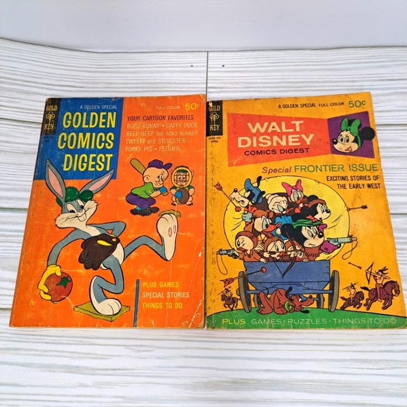 Gold and Key | Other | 2 Vintage Walt Disney Comics Digest 971 | Poshmark